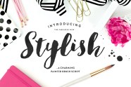 Stylish Brush Font Kreativ Font